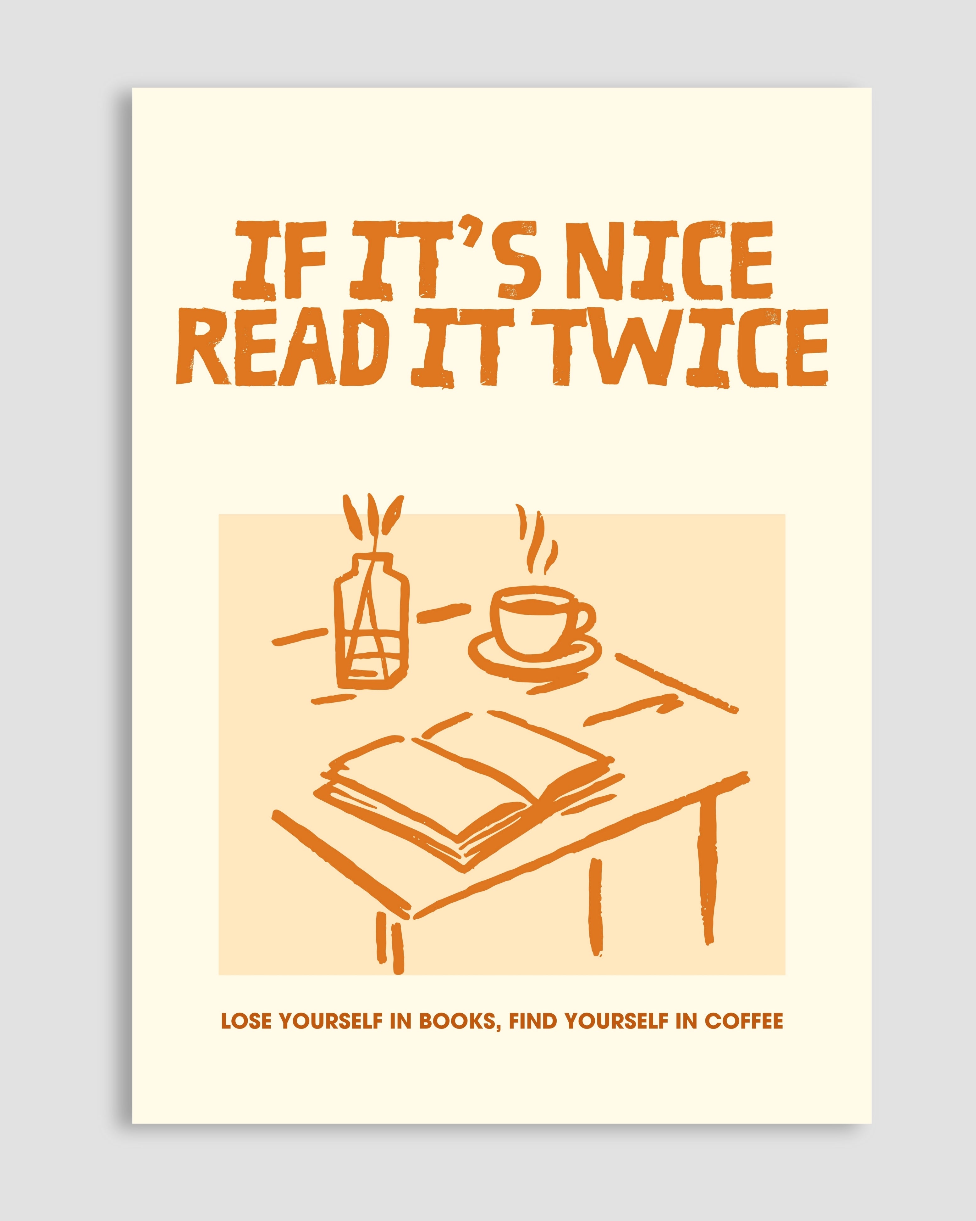 Read It Twice Poster – Postilsa