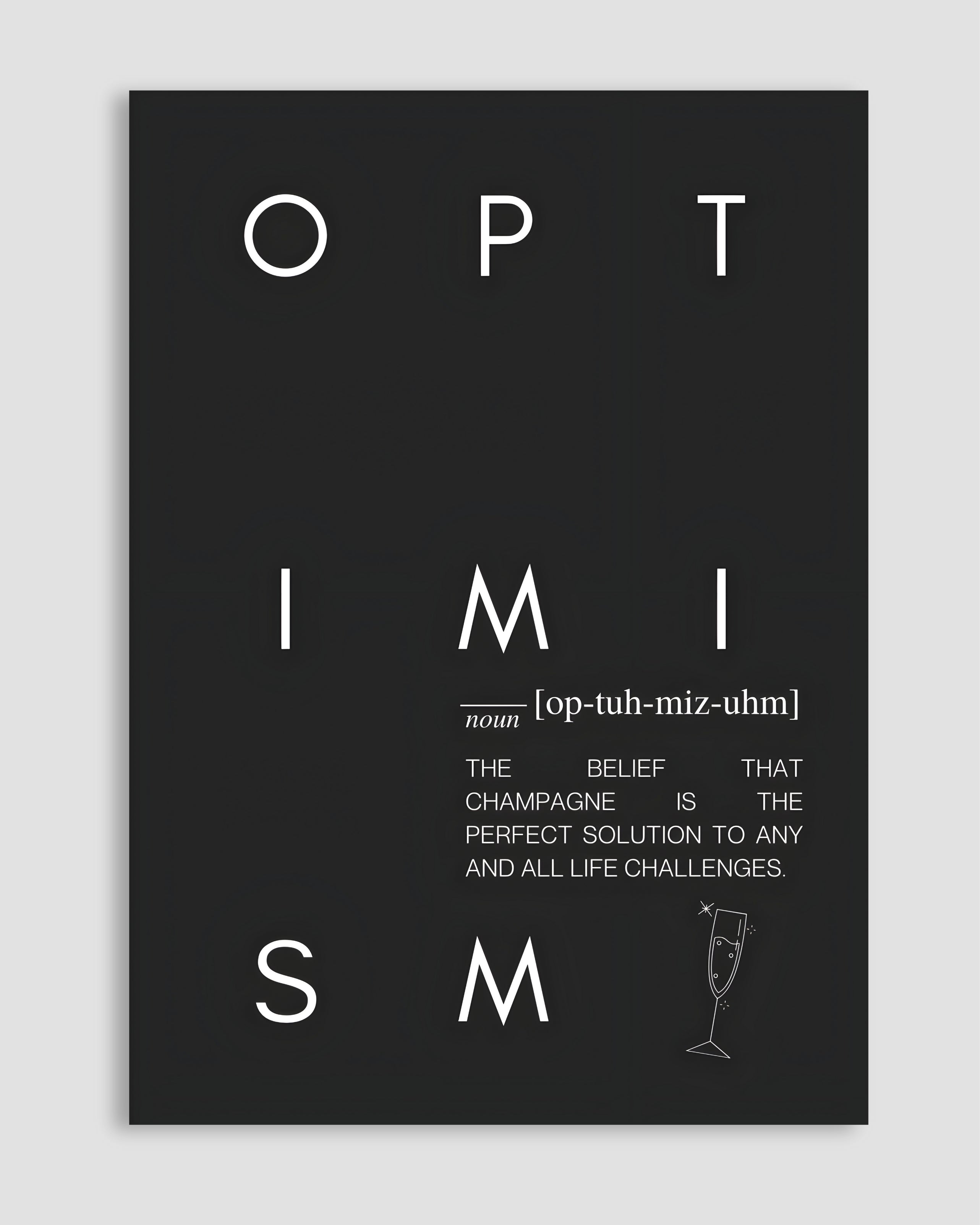 Optimism Poster – Postilsa