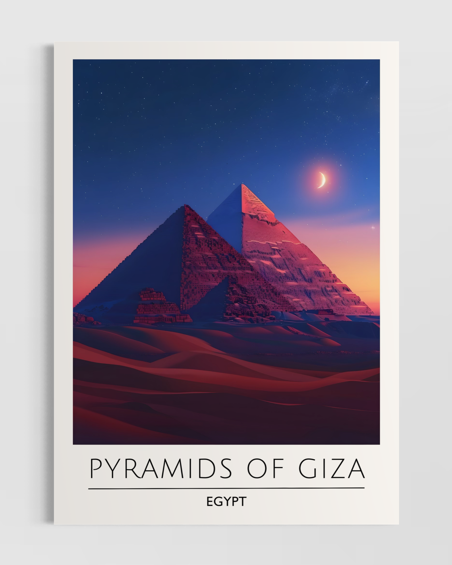 Pyramids of Giza Poster – Postilsa