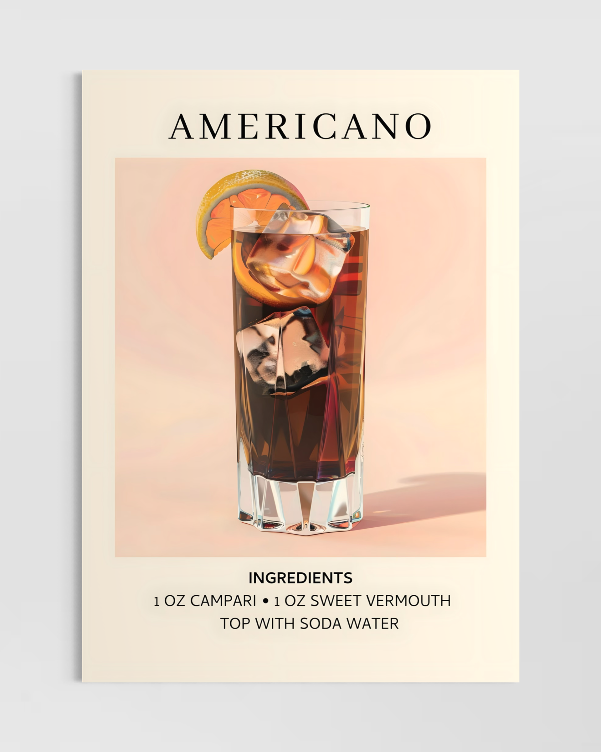 Americano Poster – Postilsa